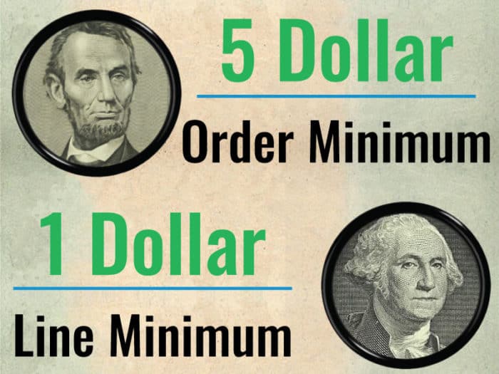 $5 Order Minimum, $1 Line Minimum | Global O-Ring and Seal